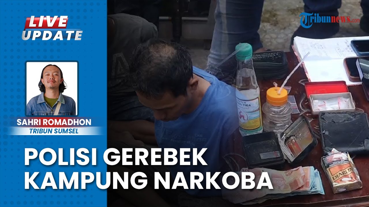 Polisi Gerebek Kampung Narkoba di Empat Lawang, 7 Orang Ditangkap, 14.57 Gram Sabu Diamankan ...