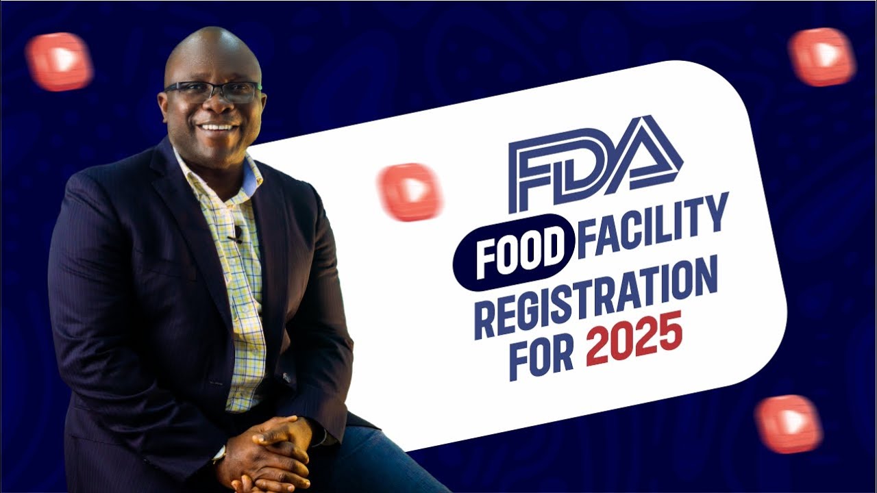 FDA Food Facility Registration For USA - Step By Step Tutorial
