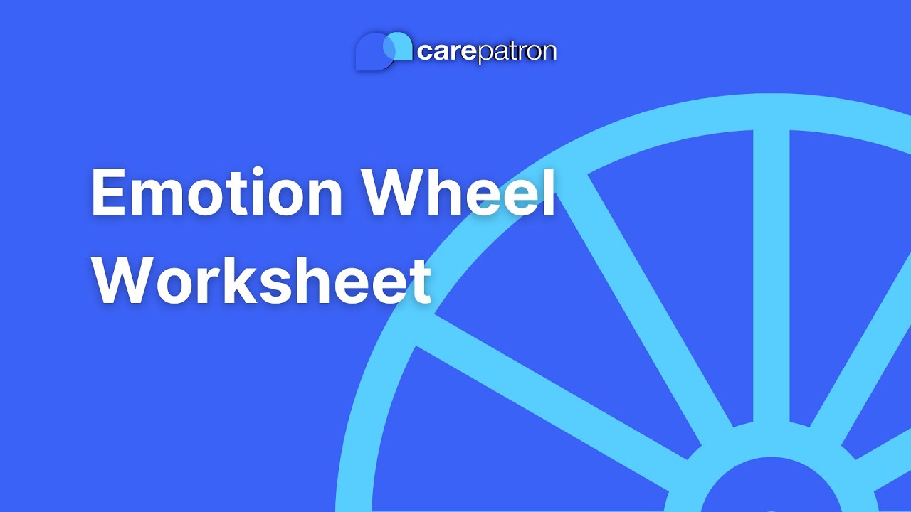Emotion Wheel Worksheet