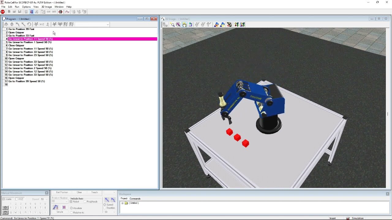 Robocell 3.1.2.c - Stacking Objects
