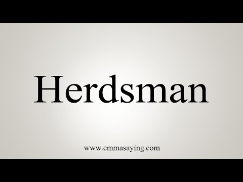 How To Say Herdsman