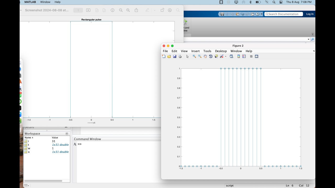 Easy Rectangular Pulse in MATLAB