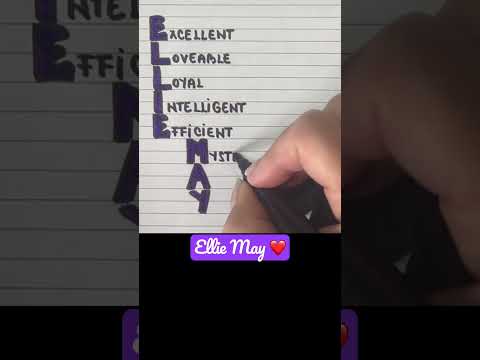 Meaning of the name ELLIE MAY #meaning #name #elliemay
