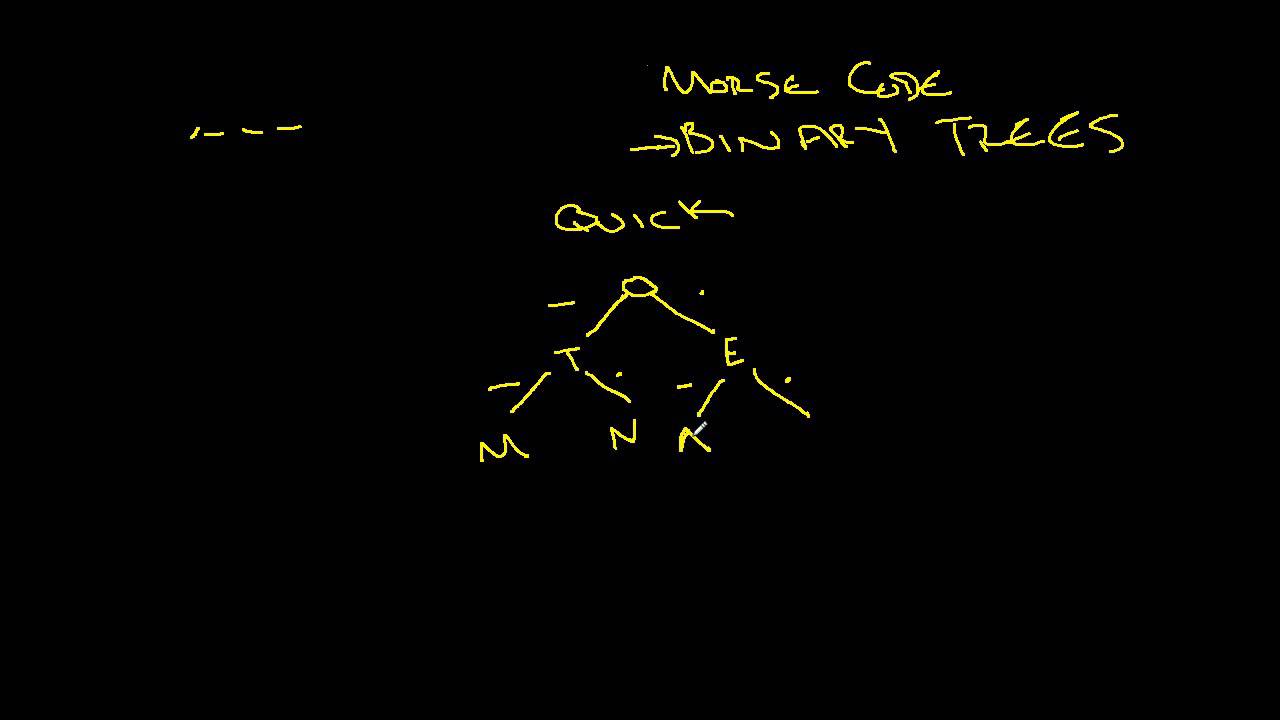 Basic Computer Engineering 002 - Morse Code Trees