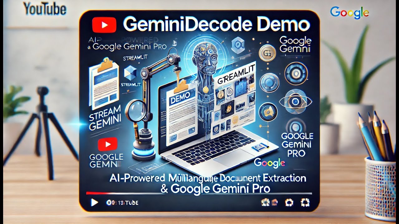 GeminiDecode Demo: AI-Powered Multilanguage Document Extraction | Streamlit & Google Gemini Pro