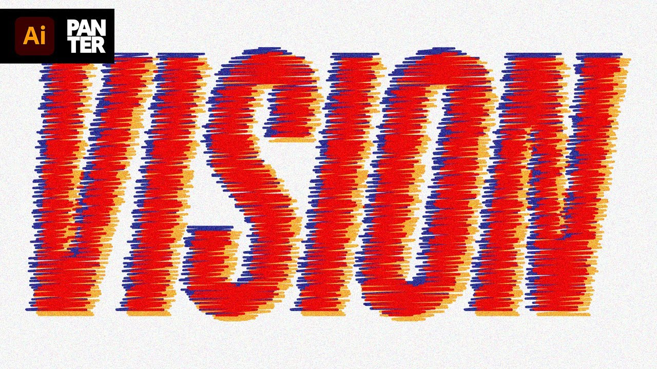 How to Create Fully Editable Scribble Text Effect in Illustrator