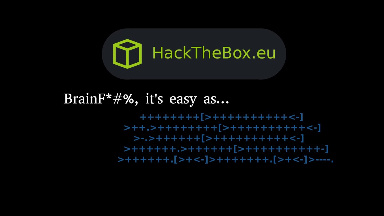 Exploring the Brainfuck Machine on HackTheBox: A Comprehensive ...