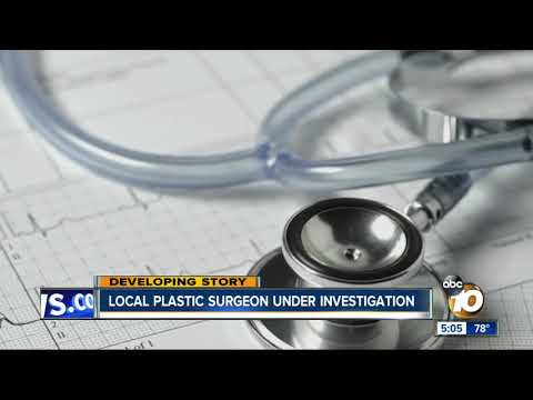 Local plastic surgeon under investigation