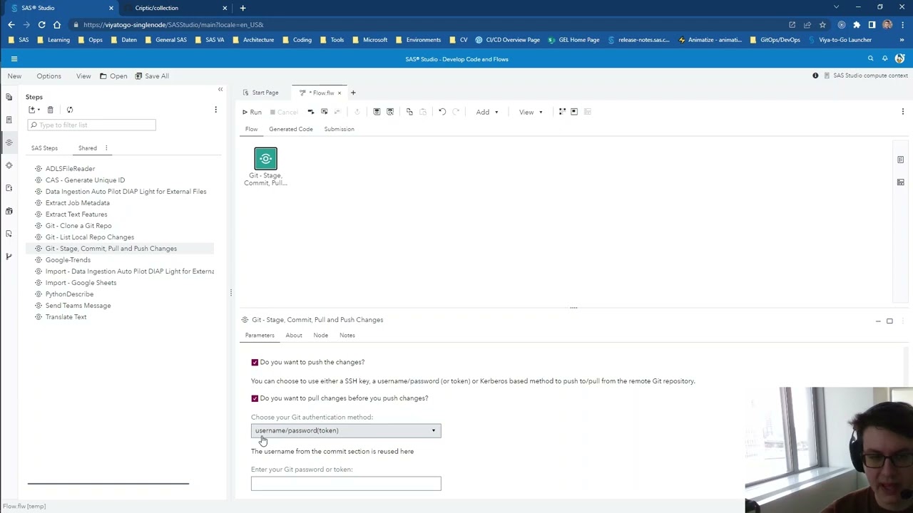 Git   Stage, Commit, Pull and Push Changes | Custom Step