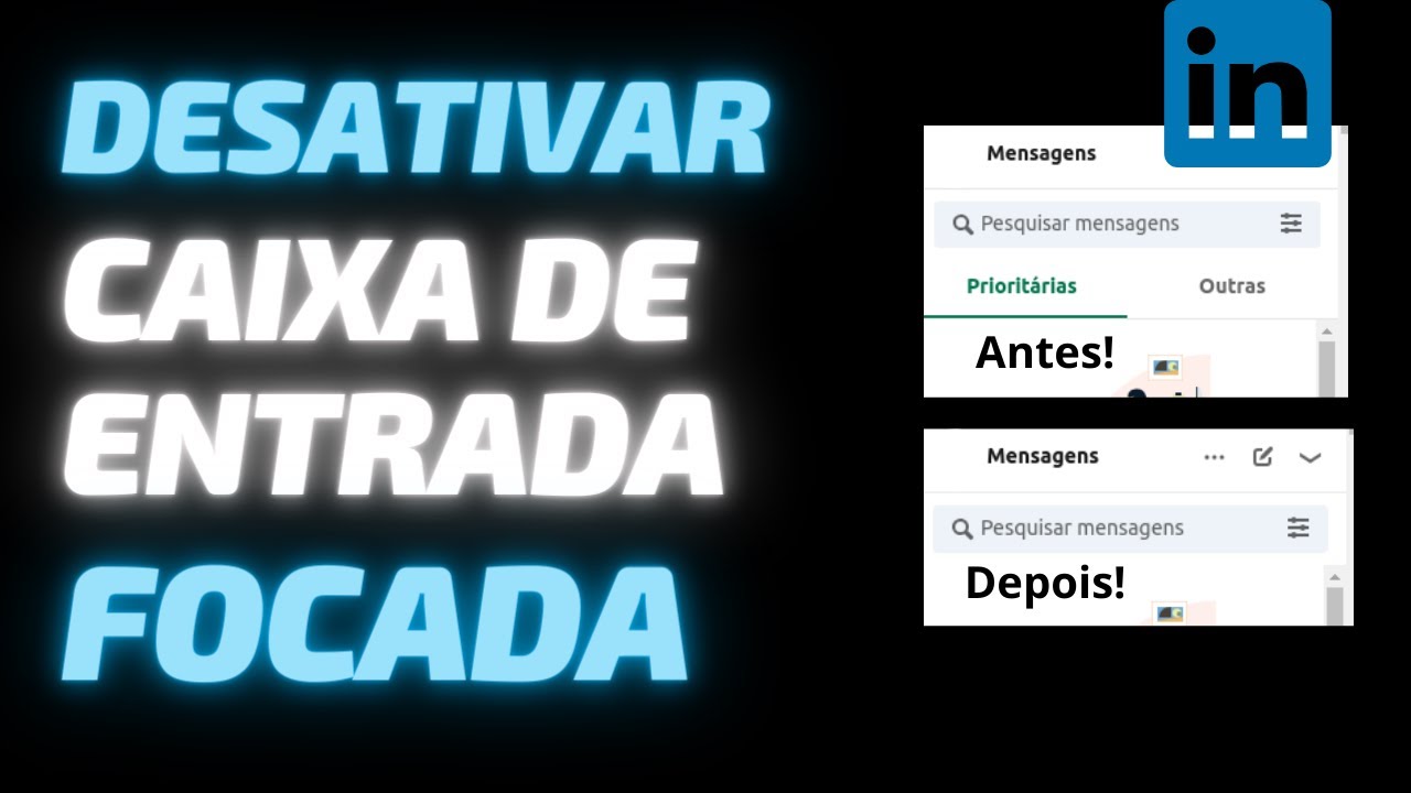 Como Desativar a Caixa De Entrada Focada No LinkedIn