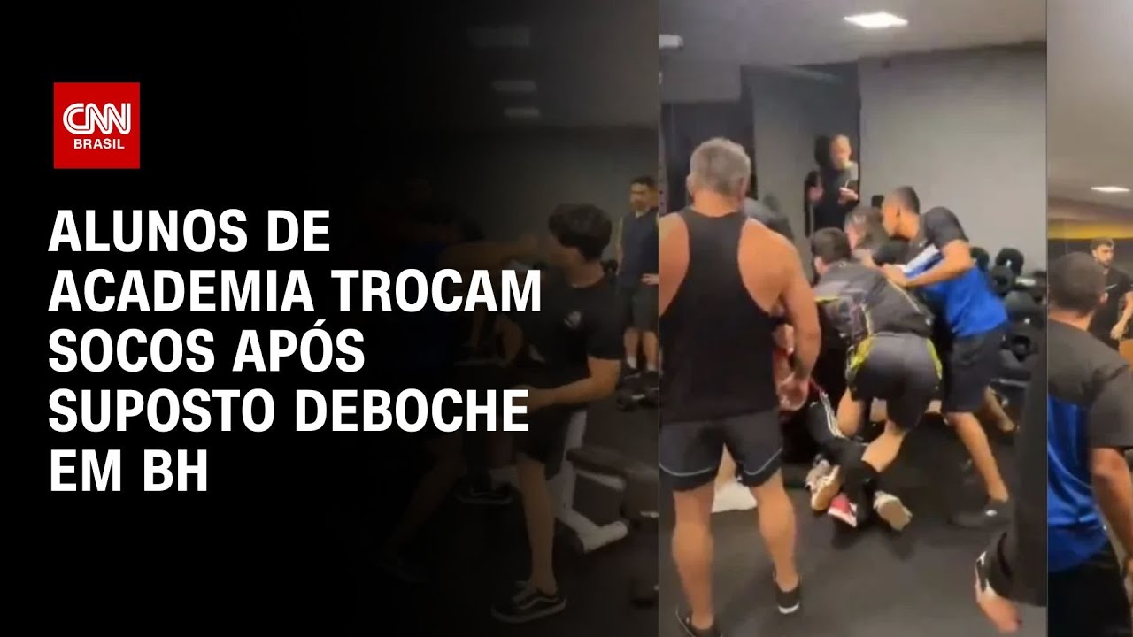 Alunos de academia trocam socos após suposto deboche em BH | LIVE CNN
