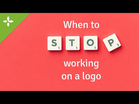When to Stop Working on a Logo (for LogoGround)