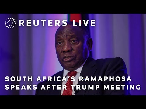LIVE: South Africa's Cyril Ramaphosa speaks after Trump meeting