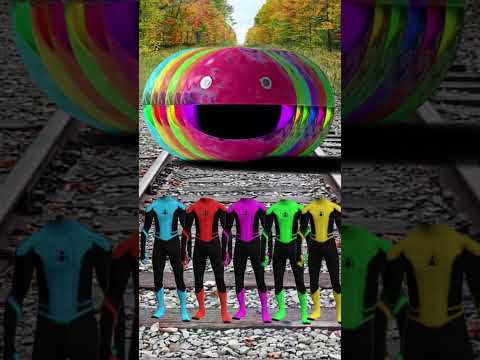 11 different colours pac man vs 5 spiderm...