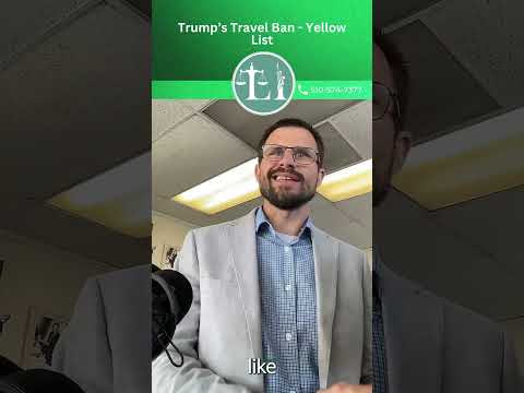 Trump's Travel Ban - Yellow List