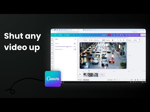 How to Mute Video on Canva