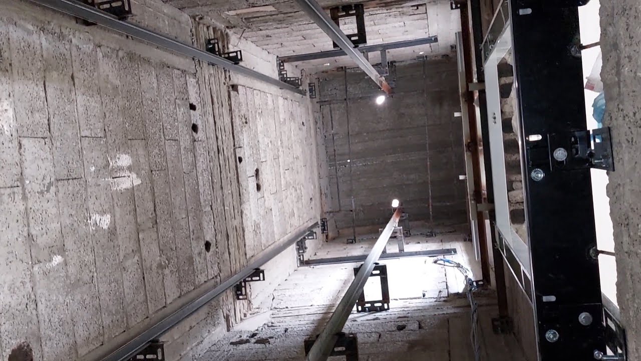 3 Floor new elevator mechanical and electrical installation