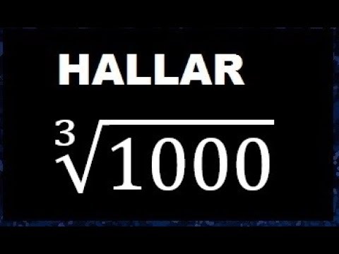 Cubic root of 1000 result