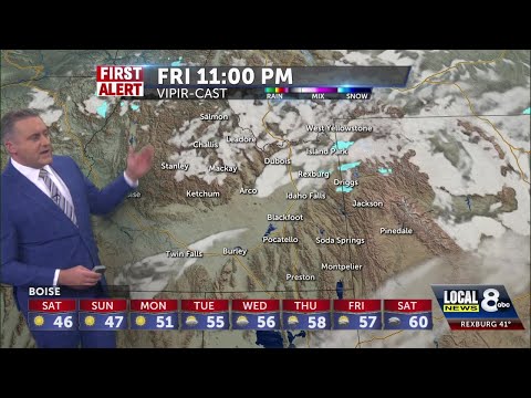 Cold temperatures with a chance of snow late Friday and early Saturday