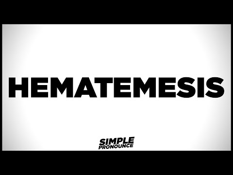 How to Pronounce Hematemesis - Simple Pronounce