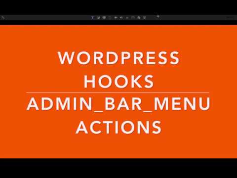 Learn WordPress Hooks Actions admin bar menu Part 22 Example - Mind Luster