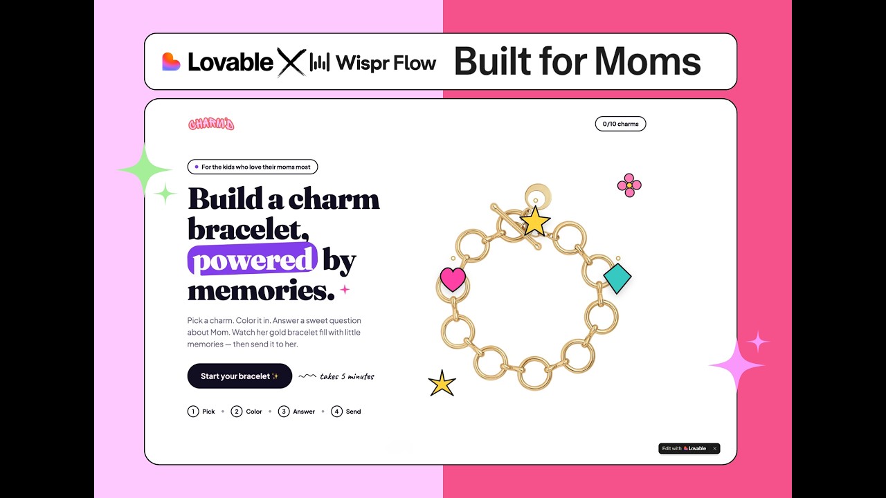 Charm'd ❤︎ A Digital Charm Bar powered by Memories