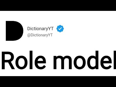 Role model Meaning in English