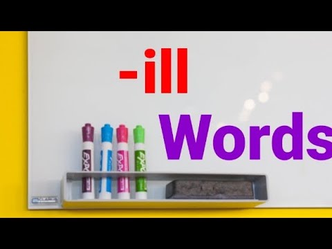 ill words for kids || Joining ending words || Phonic sounds