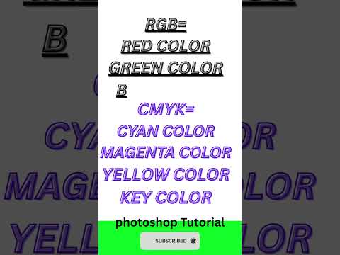 RGB Full Form|CMYK Full Form|Photoshop Tutorial|Photoshop7.0|Photoshop#shortvideo