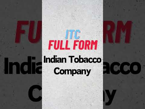 ITC Full form #shorts #viral #ytshorts #trending #itc #stockmarket #trending #investing