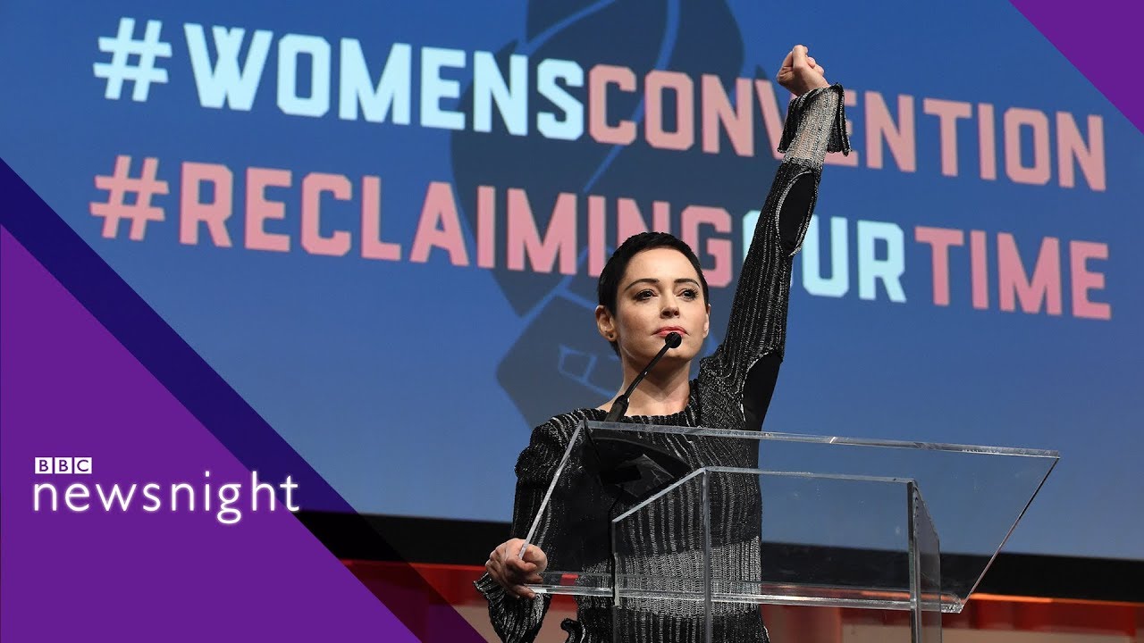 Rose McGowan on Weinstein - BBC Newsnight