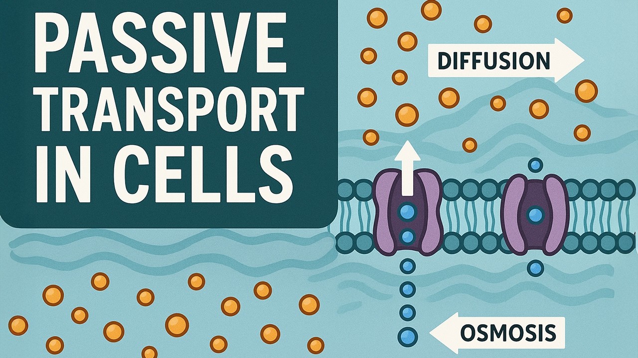 Passive Transport in Cells | Diffusion, Osmosis & Membrane Movement Explained