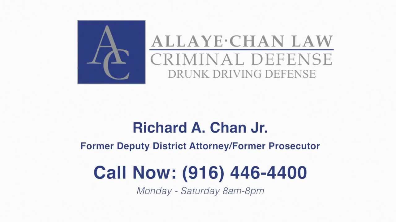 Sacramento DUI Lawyer Richard A. Chan Jr.,