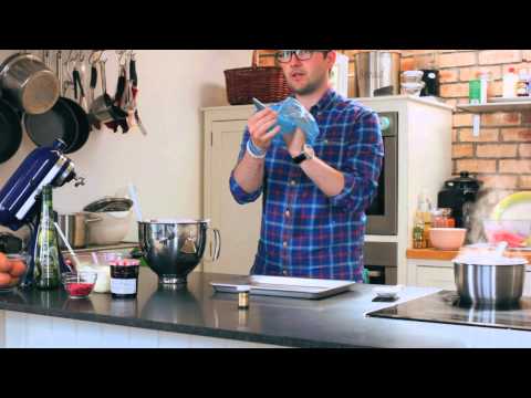 Will Torrent makes raspberry and elderflower macaroons