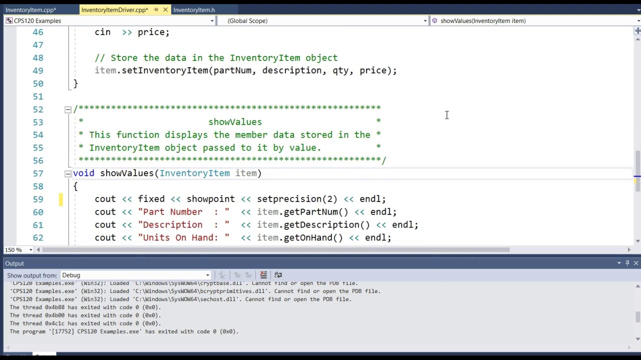 Passing Objects as Parameters -Reference and Const Reference