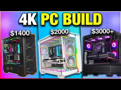 4K Gaming is CHEAP 🤩 Best 4K PC Build For ALL BUDGETS in 2024!