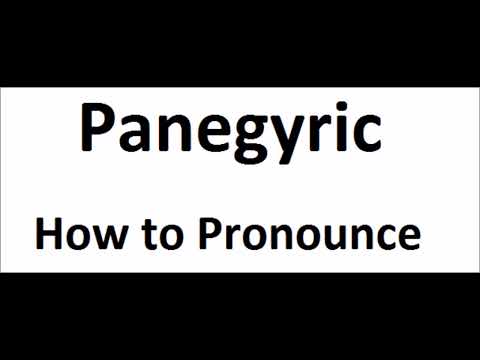 How to pronounce Panegyric||How to say Panegyric||Panegyric Pronunciation||ABDictionary