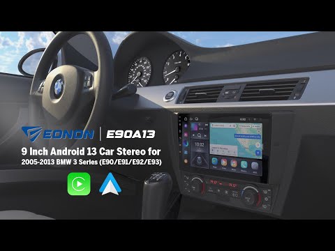 EONON E90A13 Budget-Friendly Android 13 Car Stereo for BMW E90 E91 E92 E93 | CarPlay & Android Auto