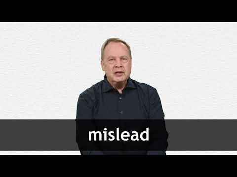 MISLEAD - Definition & Translations | Collins English Dictionary