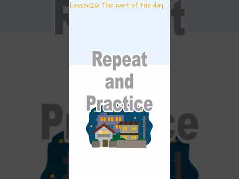 Japanese Nouns Flashcards Lesson26 The part of the day