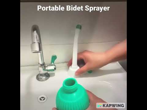 Portable bidet sprayer assembly/ Portable bidet bottle #youtubeshorts #Nexoms
