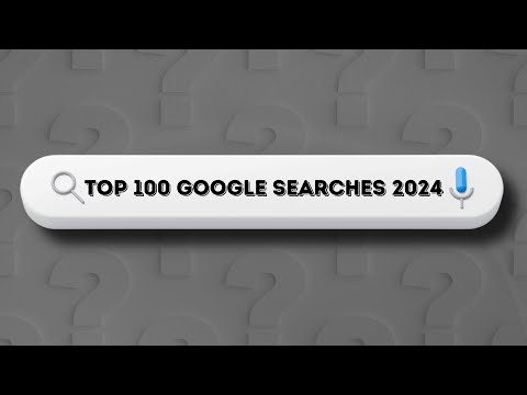 Top 100 most searched KEYWORDS on Google in 2024!