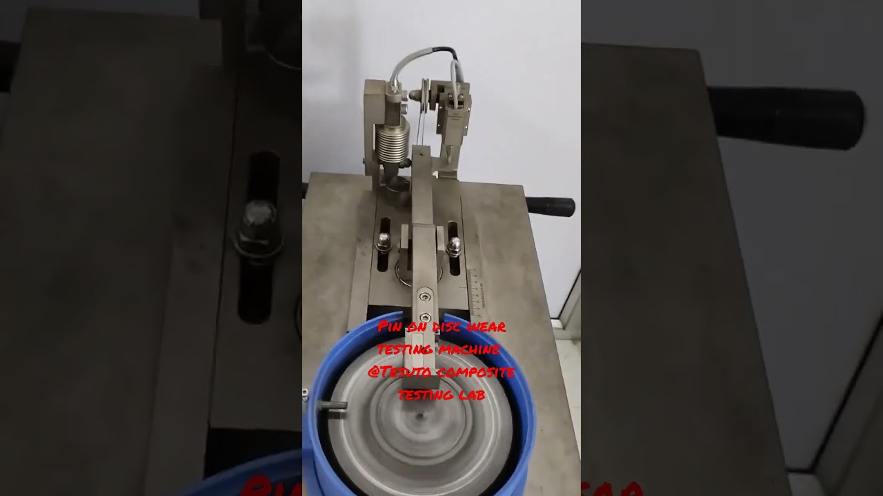 Pin on disc wear testing machine. @tesutocompositetestinglab  #wear #composite #polymer