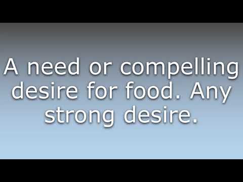 What does Hunger mean?