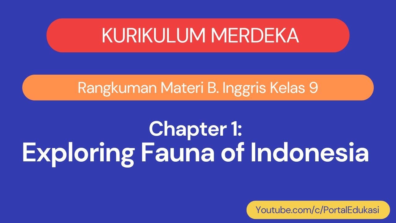 Independent Curriculum English Class 9 Chapter 1 Exploring the Fauna of Indonesia