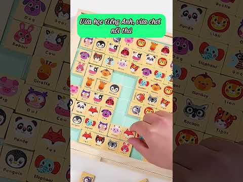 Trò Chơi Nối Thú Học Tiếng Anh – Bé Nào Cũng Thích Mê!