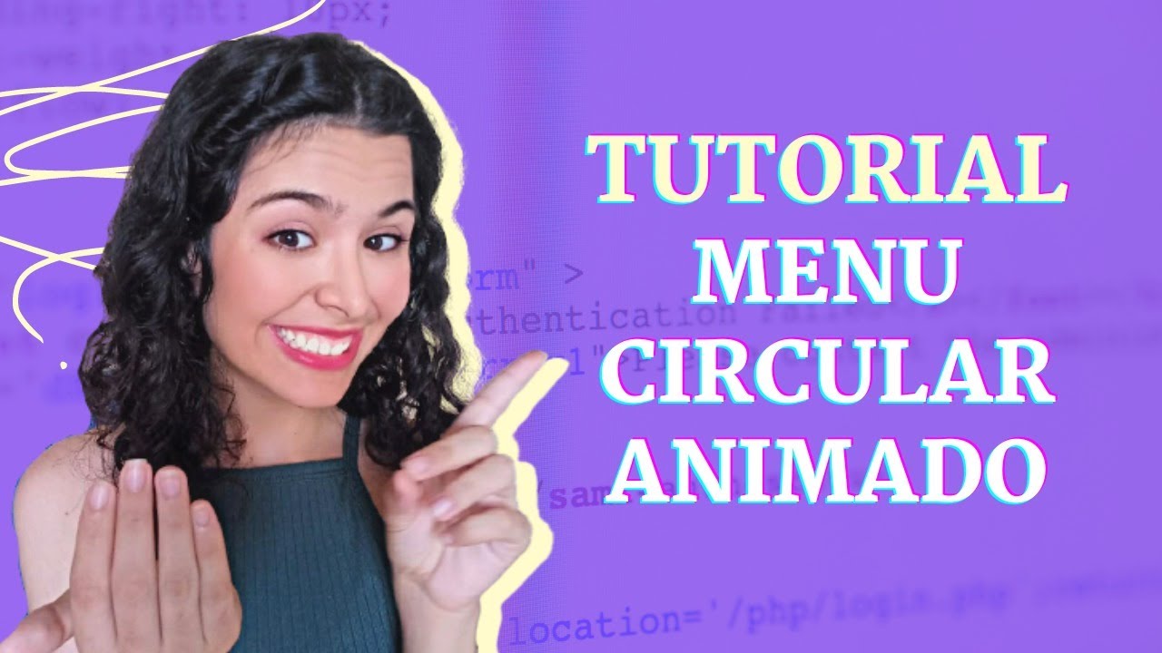 APRENDA A FAZER UM MENU CIRCULAR ANIMADO USANDO HTML, CSS E JAVASCRIPT | TUTORIAL