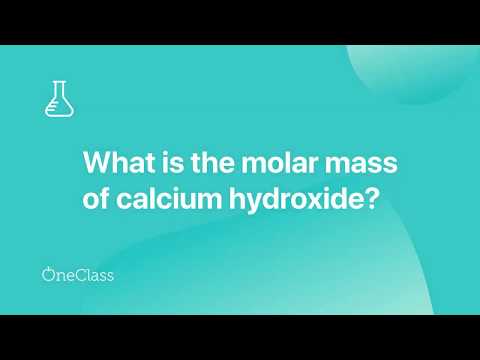 Molar mass ca oh 2
