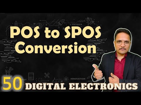 POS to SPOS Conversion Explained - Boolean Algebra Video Lecture ...