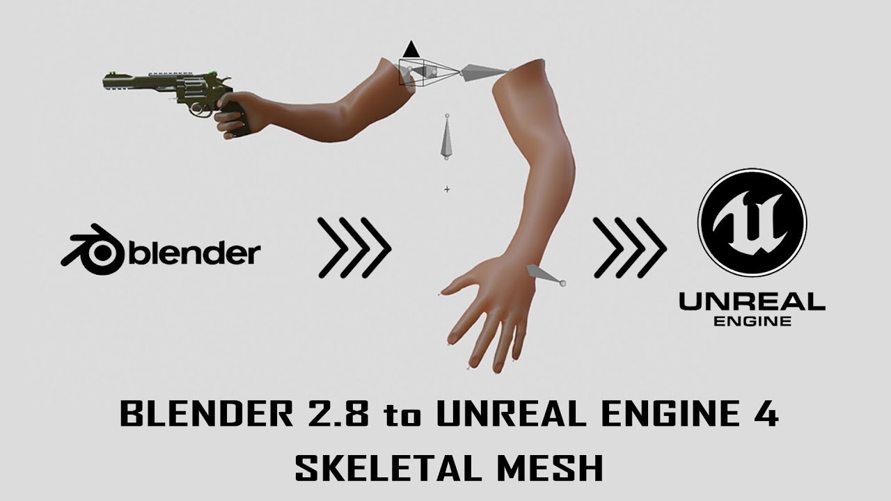 Blender To Unreal Engine 4 Skeletal Mesh Tutorials Tips And Tricks